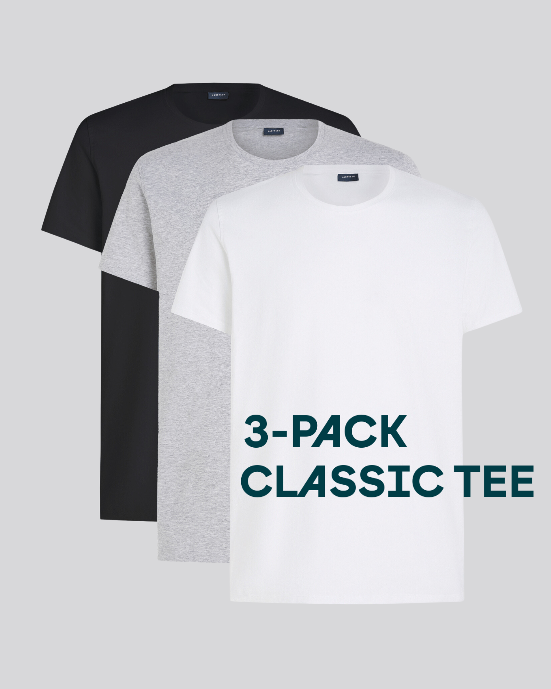 Classic t-shirt 3-pack bundle – LABFRESH