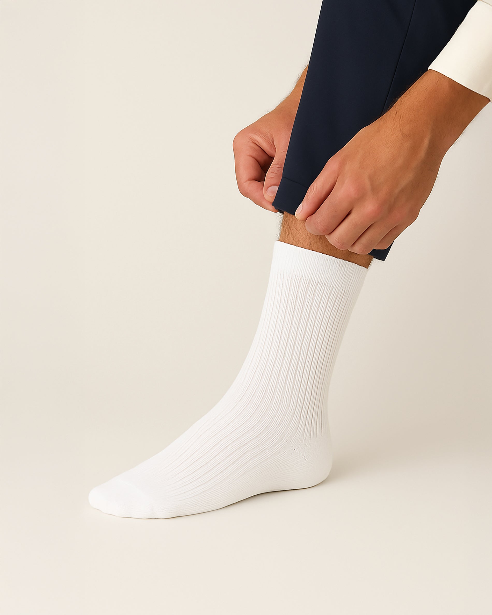 White Odour-Resistant Classic Socks | LABFRESH