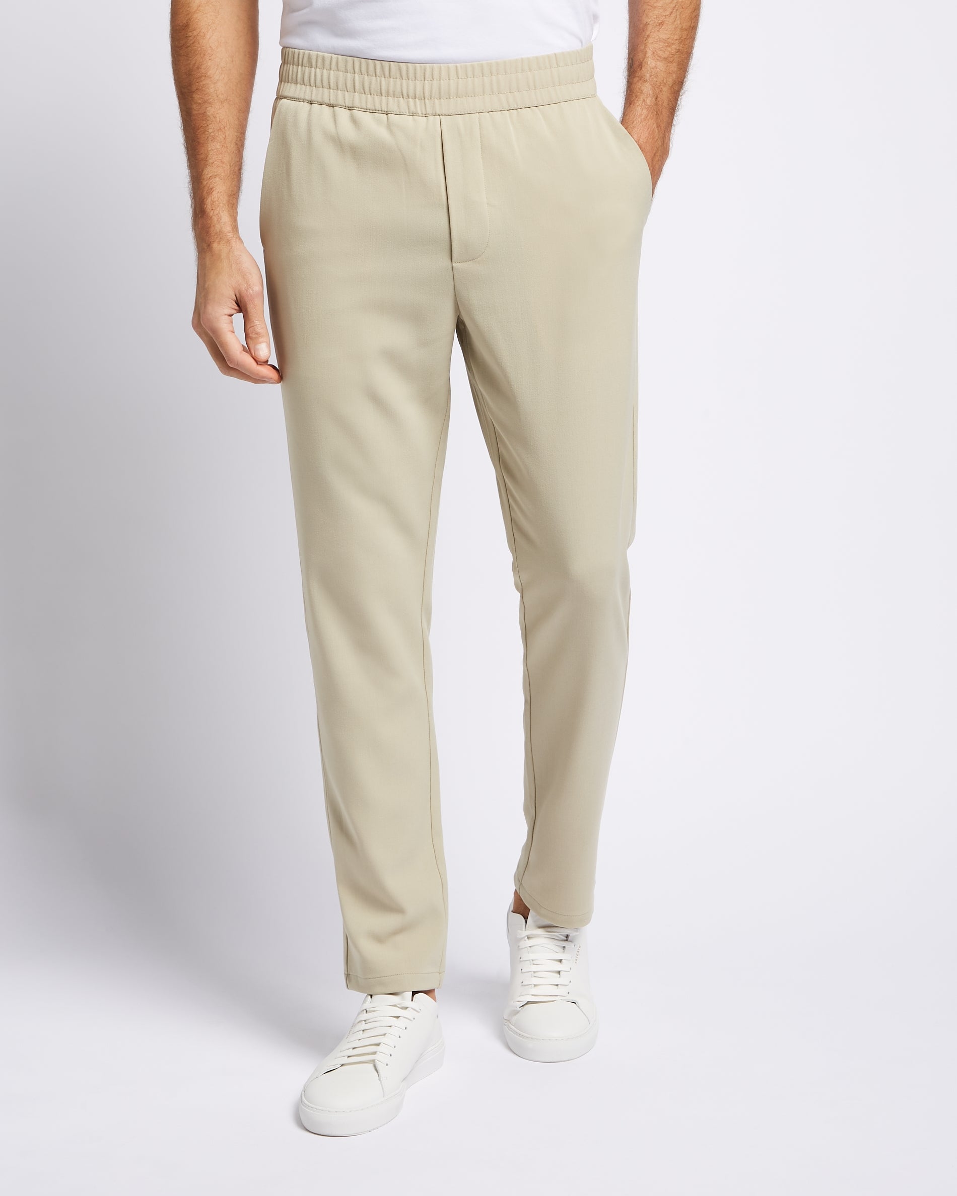 Relaxed Performance pants beige | LABFRESH