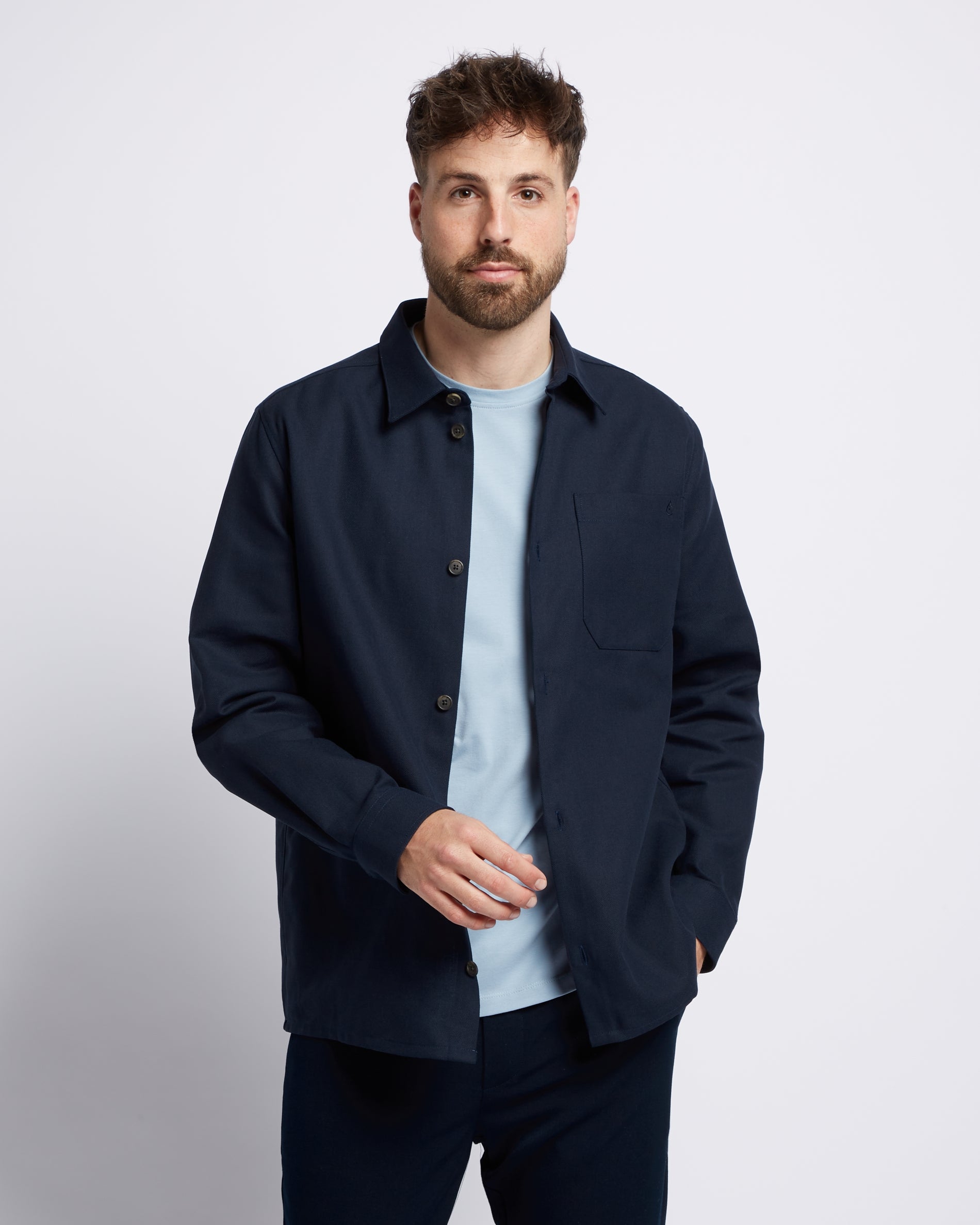 Overshirt Navy – LABFRESH